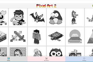 ⭐ PIXEL DRAWING GAME (PIXEL ART 2) - free online game on PIXELGAME.ORG